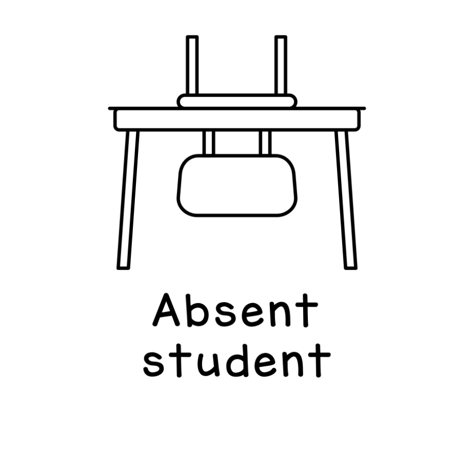 Absent student – Dans ma classe